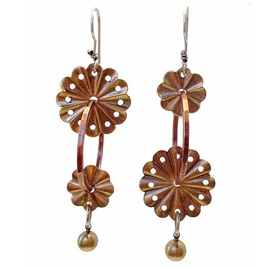 Thomas Mann Techno Bloom Hoop Earrings | Thomas Mann Design