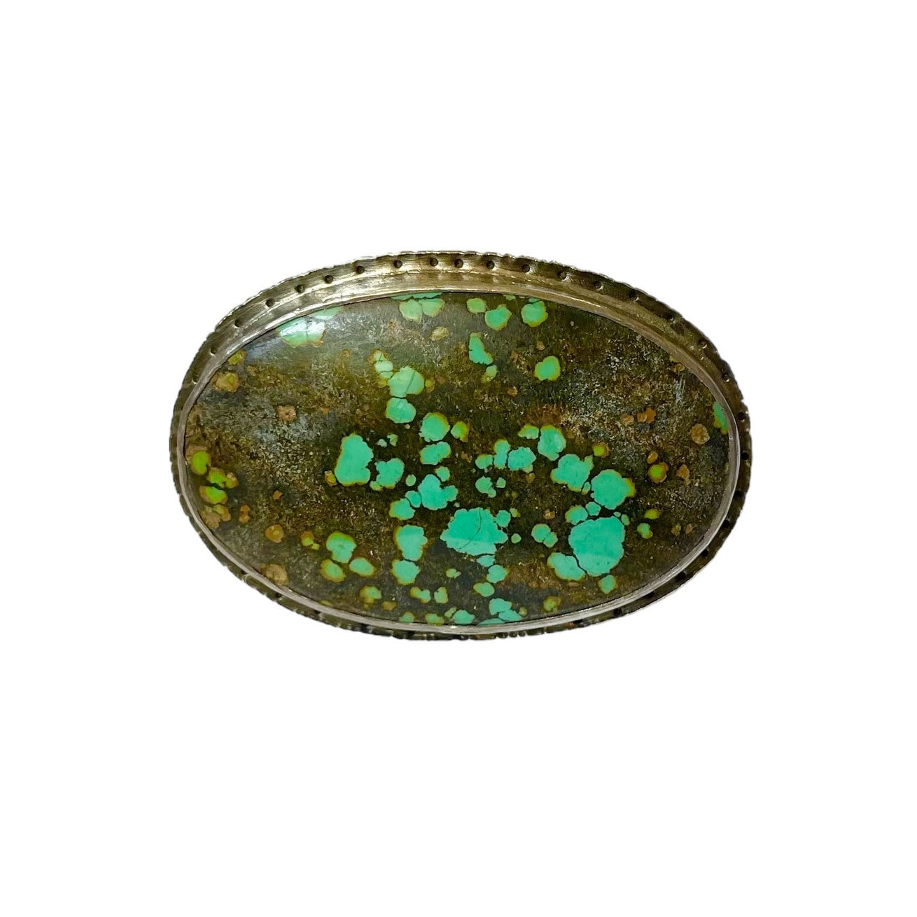 Turquoise Matrix Double Finger Ring | Thomas Mann Design