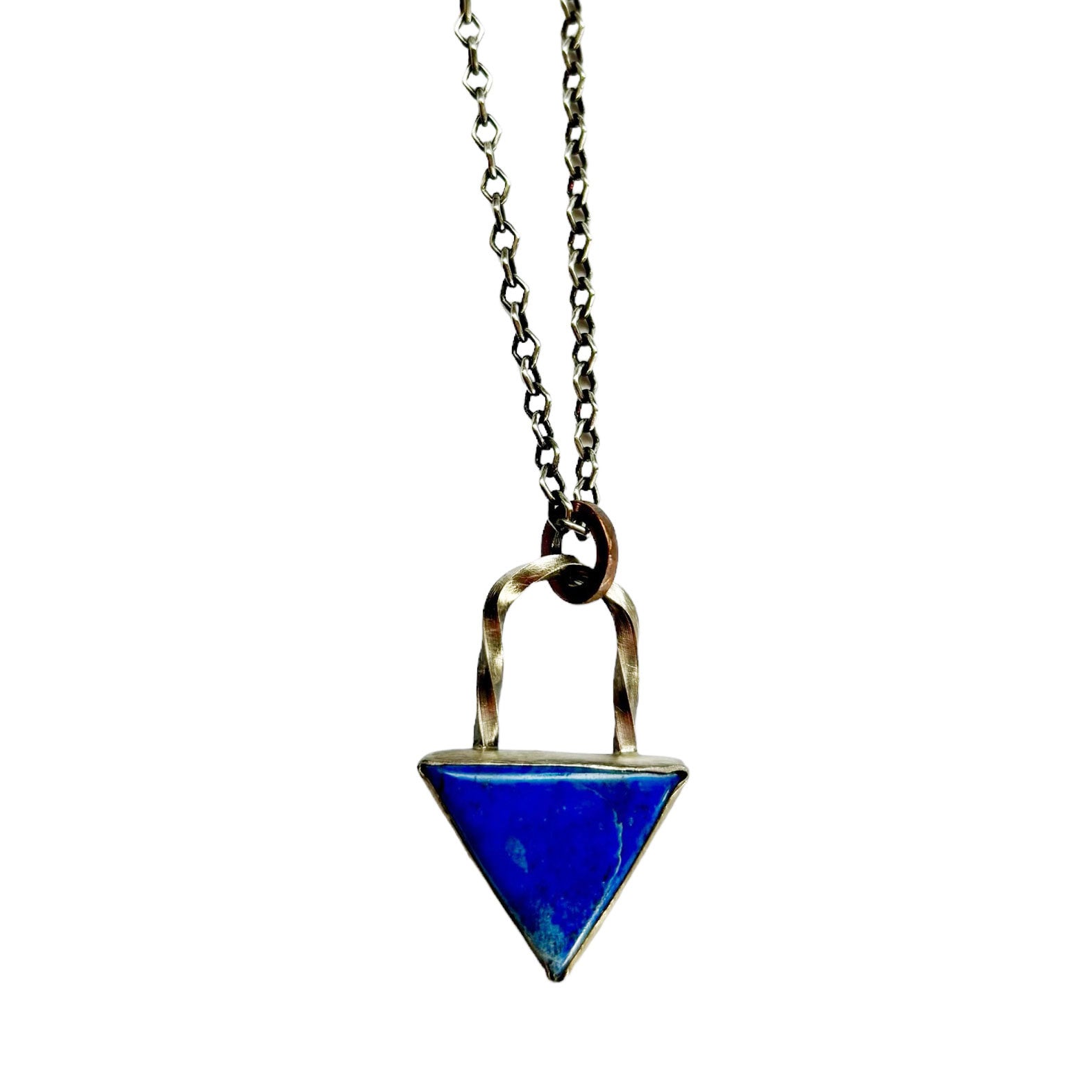 2024 Single Stone Series Lapis Nabla Pendant Necklace | Thomas Mann Design